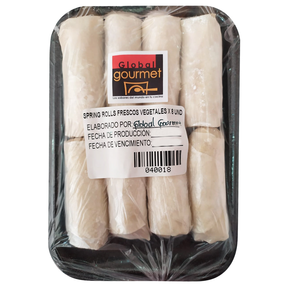 Paquete de Spring Rolls de Vegetales x 8 un- Global Gourmet – Global ...